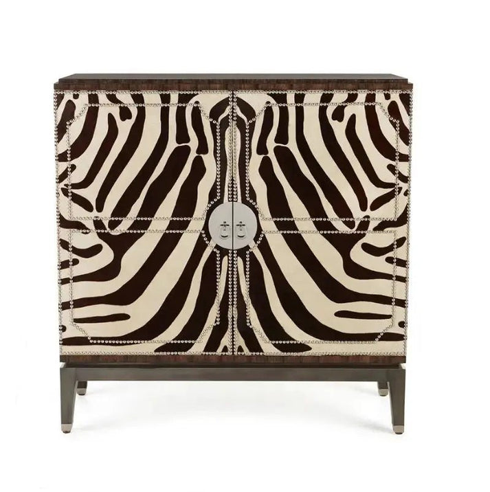 Vann Zebra Black Console Cabinet | Urban Ashram